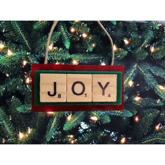 Holiday | Joy Original Innovate Dream Christmas Ornament Scrabble ...